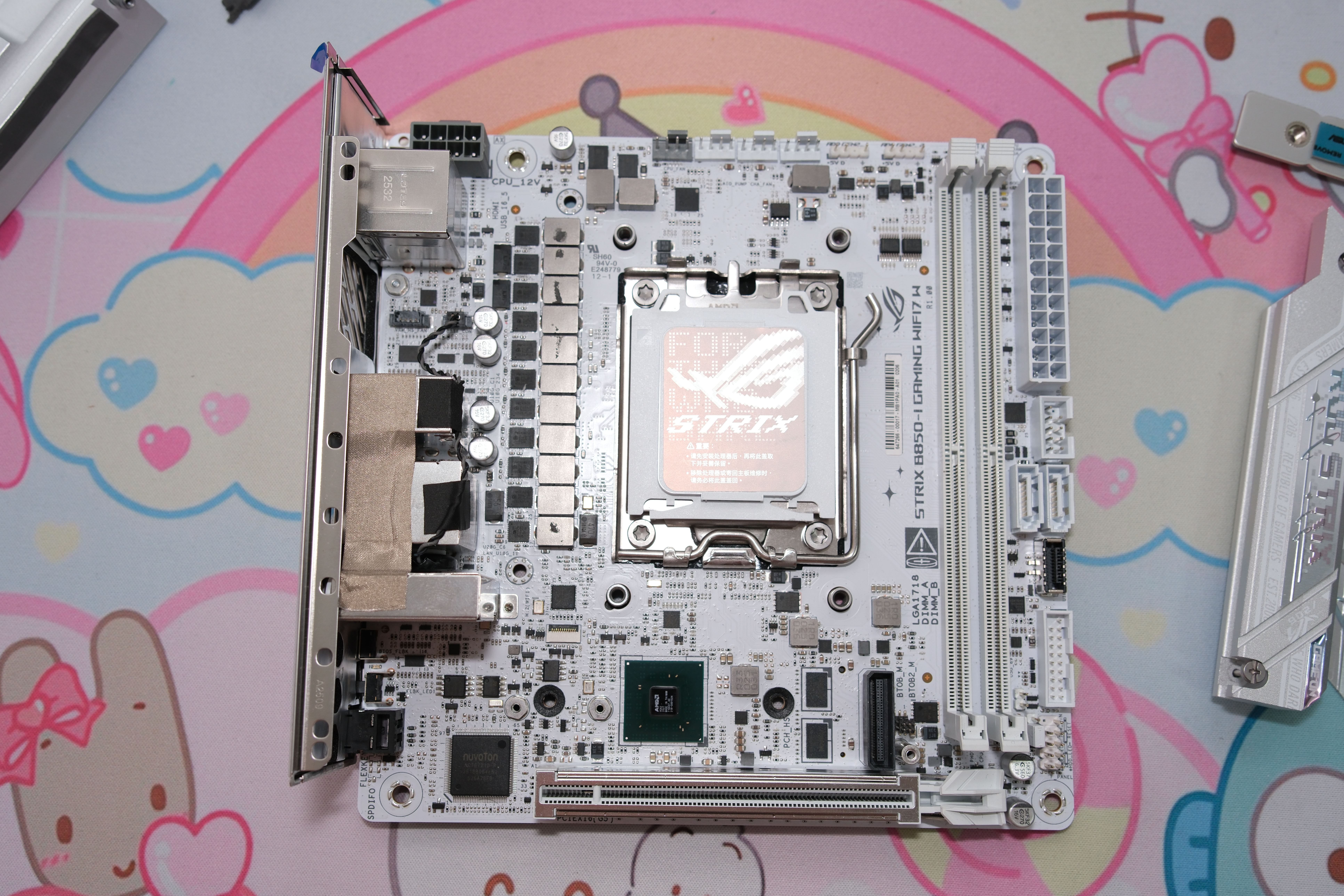 ROG STRIX B850-i gaming wifi w 迷你吹雪开箱分享 - 电脑讨论(新) - Chiphell - 分享与交流用户体验